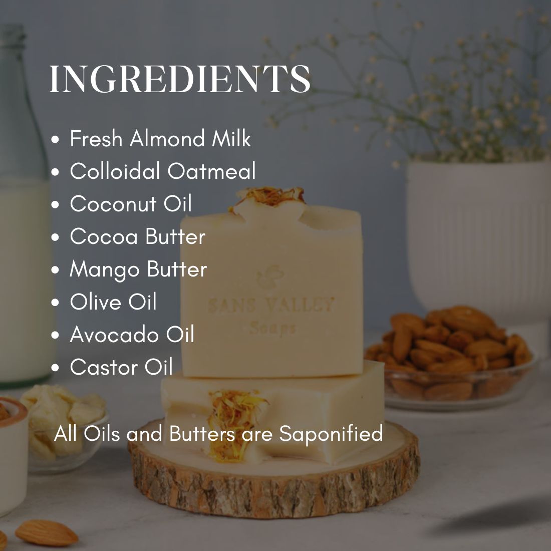 Almond Soap Bar - Buy Natural Almond Soap/Almond Handmade Soap Online ...